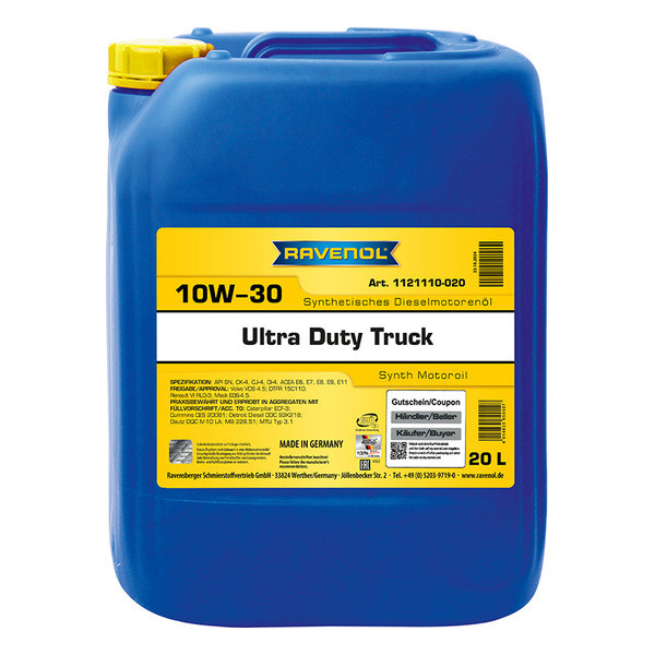 Mator moyi RAVENOL UDT Ultra Duty Truck 10W-30