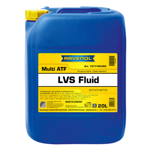 RAVENOL Multi ATF LVS Fluid avtomatik uzatma quti moyi
